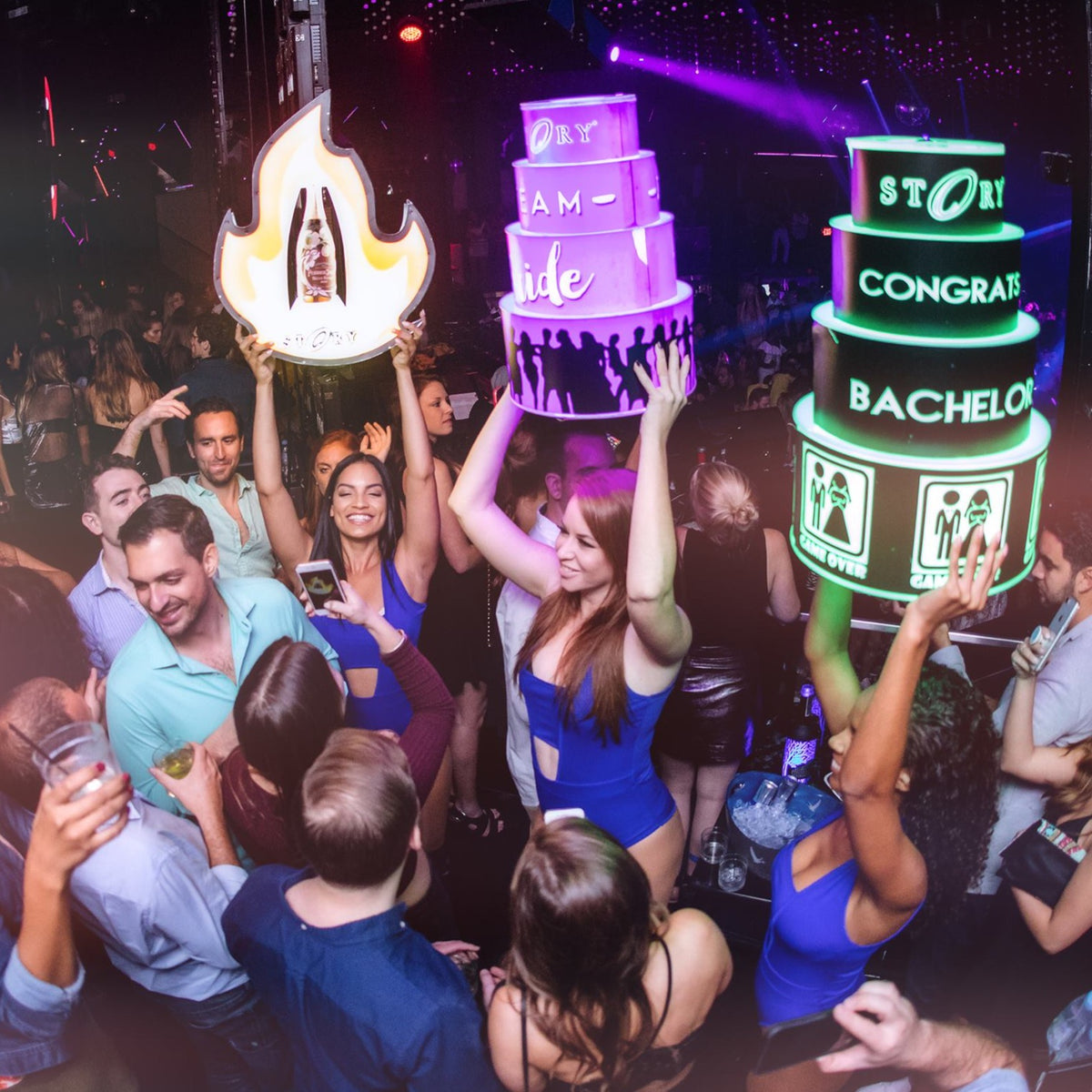 Nightclub Bottle Service Signs (US Made) | Bottle Presenter Supplies ...